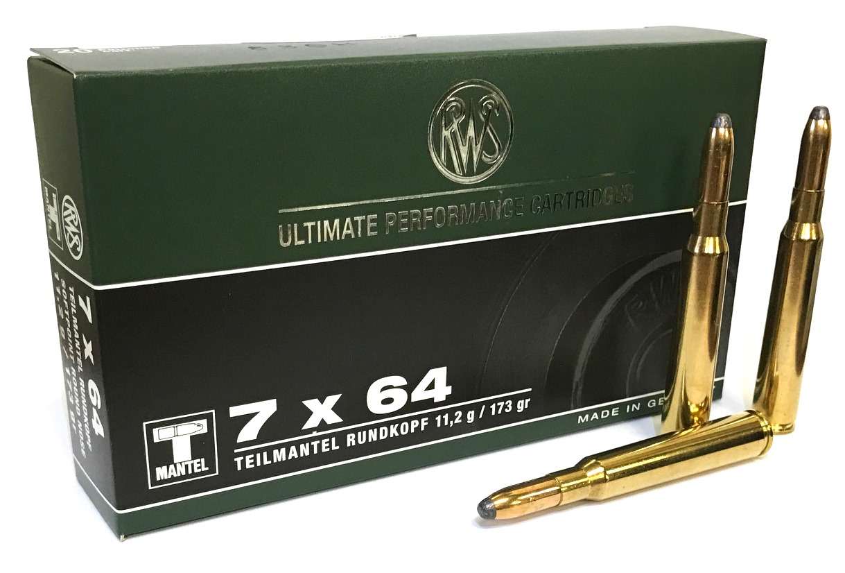 RWS 7x64 173 Grain T Mantel 2117541 RWS Ammunition New England